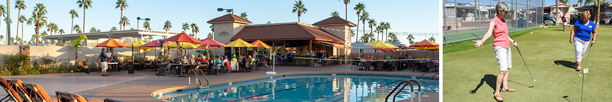 Good Life RV Resort in Mesa, AZ for 55+ .. Park Model Homes For Sale