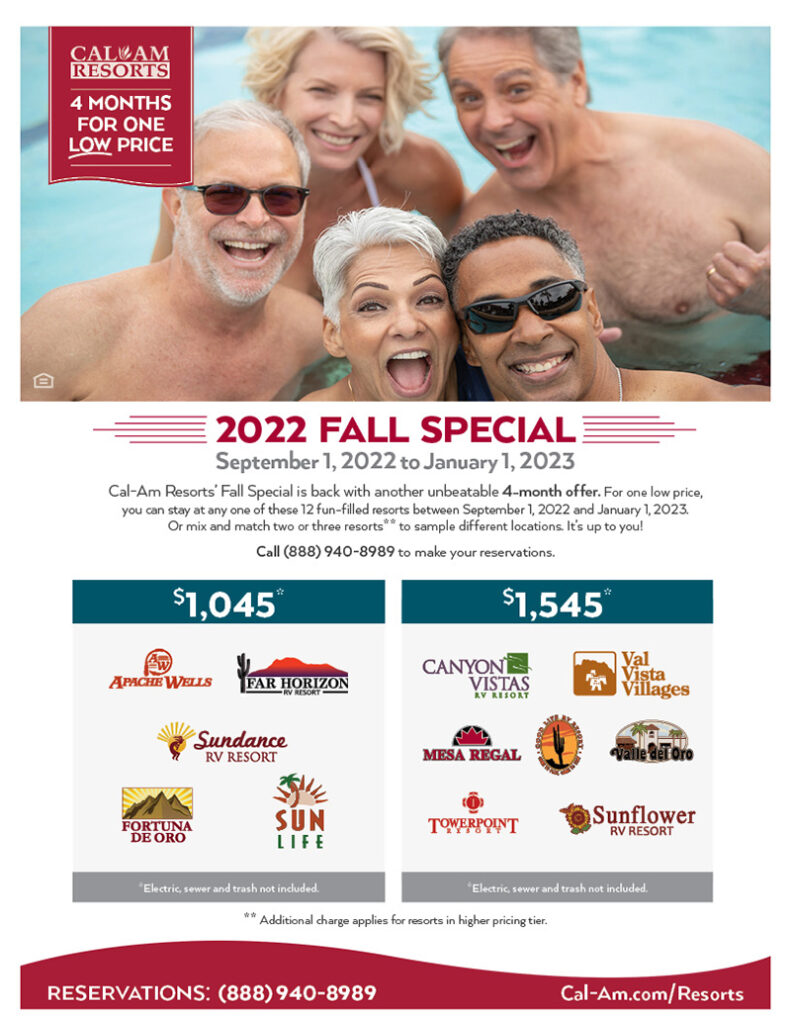 Fall Special - Cal-Am Properties